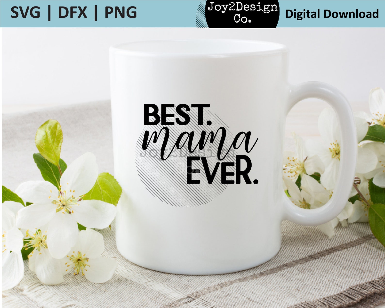Best Mama Ever SVG DFX PNG Mother's Day Svg | Etsy