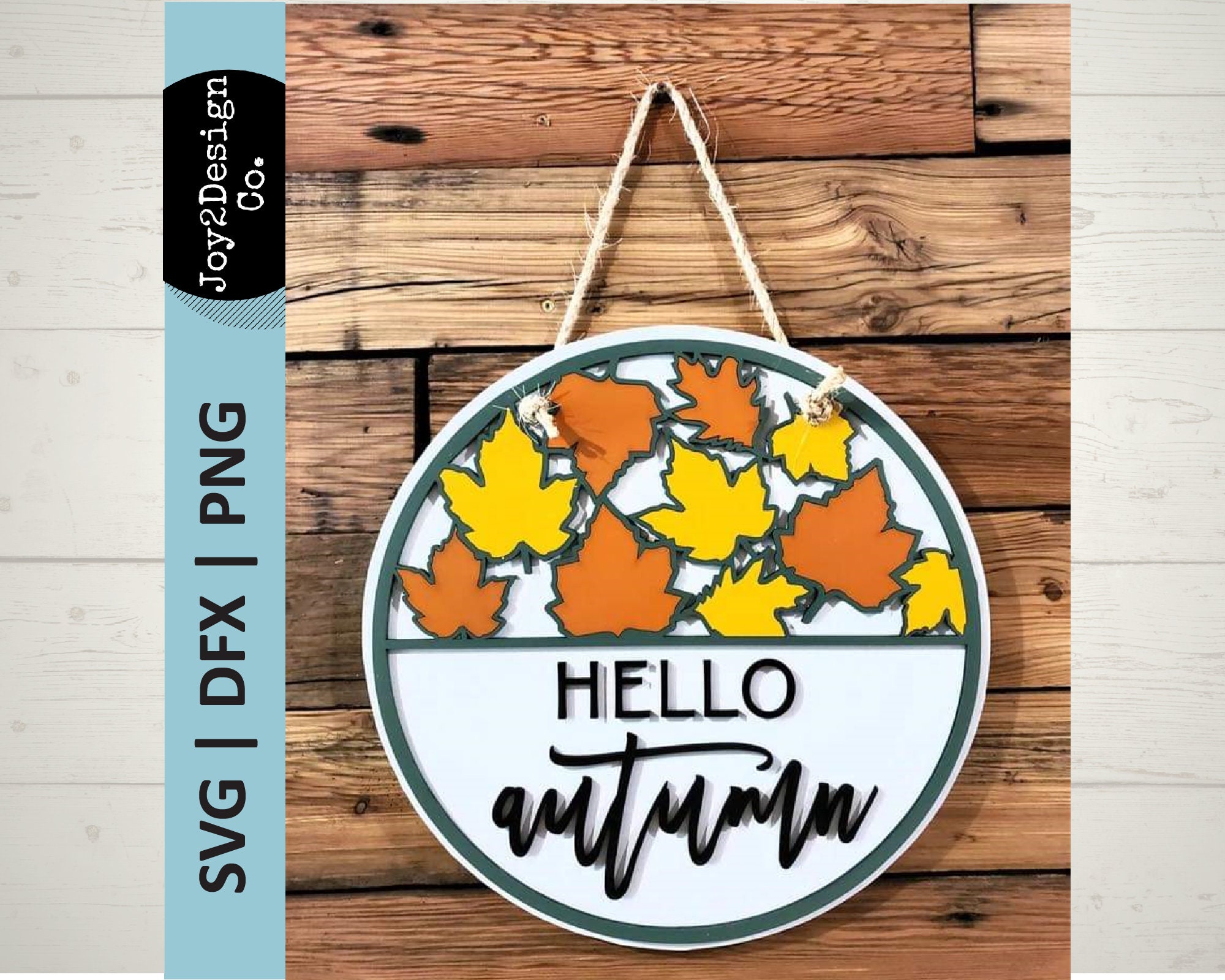 Fall SVG Bundle Fall Door Hanger SVG DFX Png Fall | Etsy