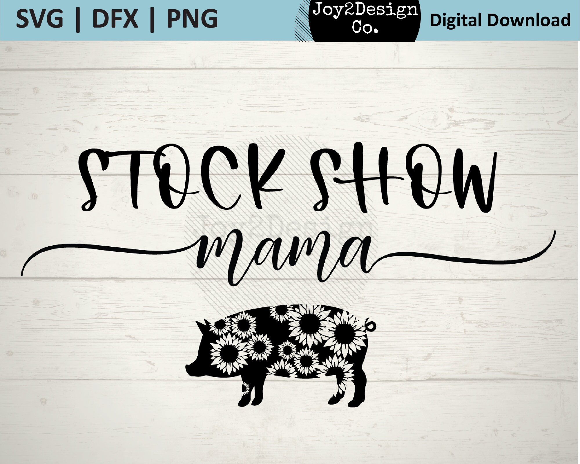 Stock Show Mama SVG DFX PNG Stock Show Svg 4H Mom Svg - Etsy