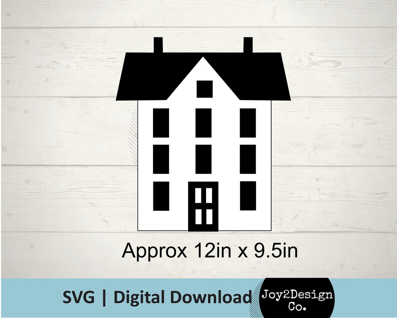 Primitive House SVG Primitive Fall Decor Primitive - Etsy