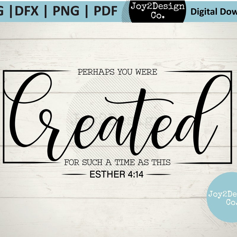 Esther 4 14 Svg - Etsy