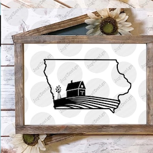 Iowa Cornfield Svg | Iowa SVG | DFX | PNG | Iowa State Svg | Laser Cut ...