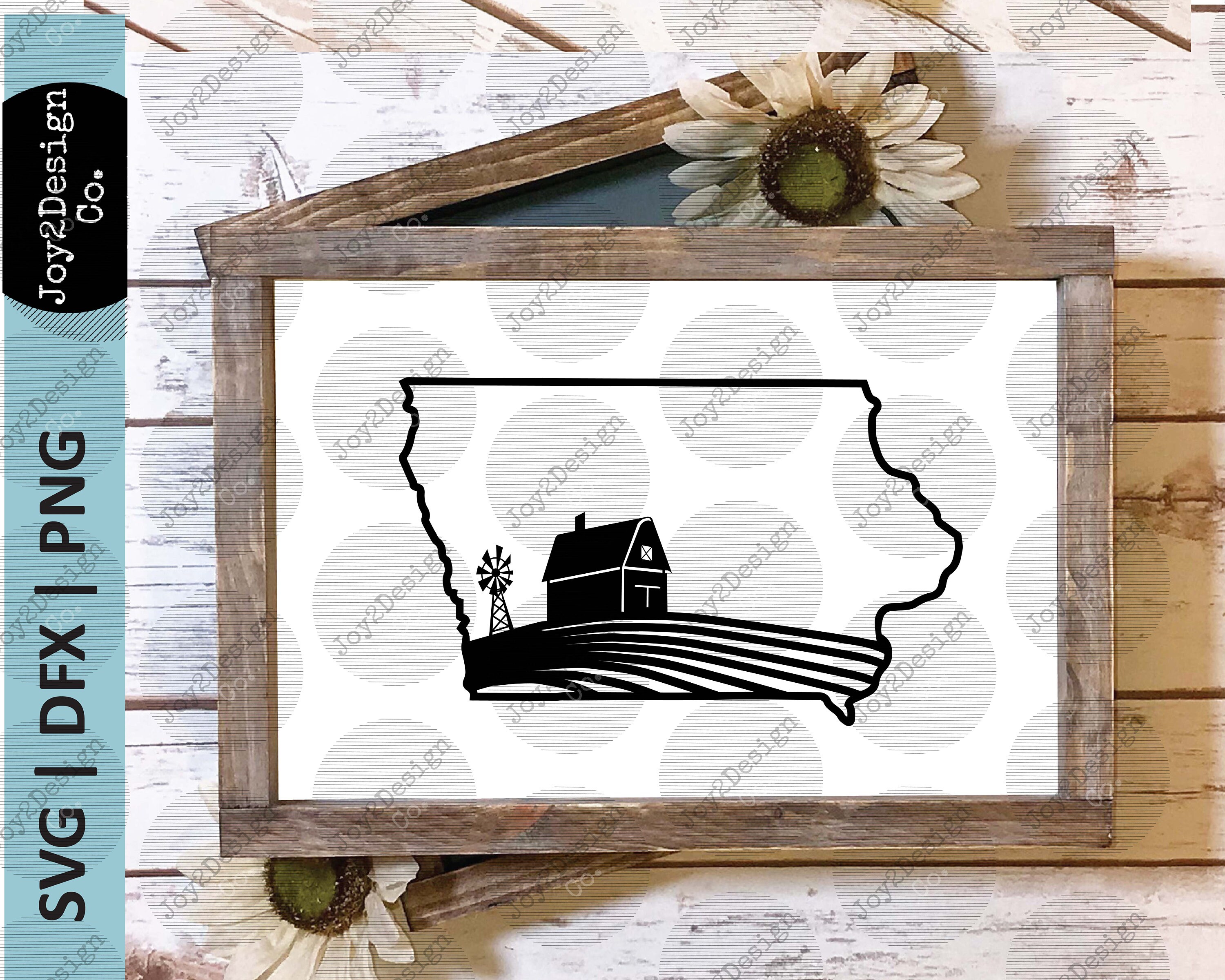 Iowa Cornfield Svg Iowa SVG DFX PNG Iowa State Svg - Etsy UK