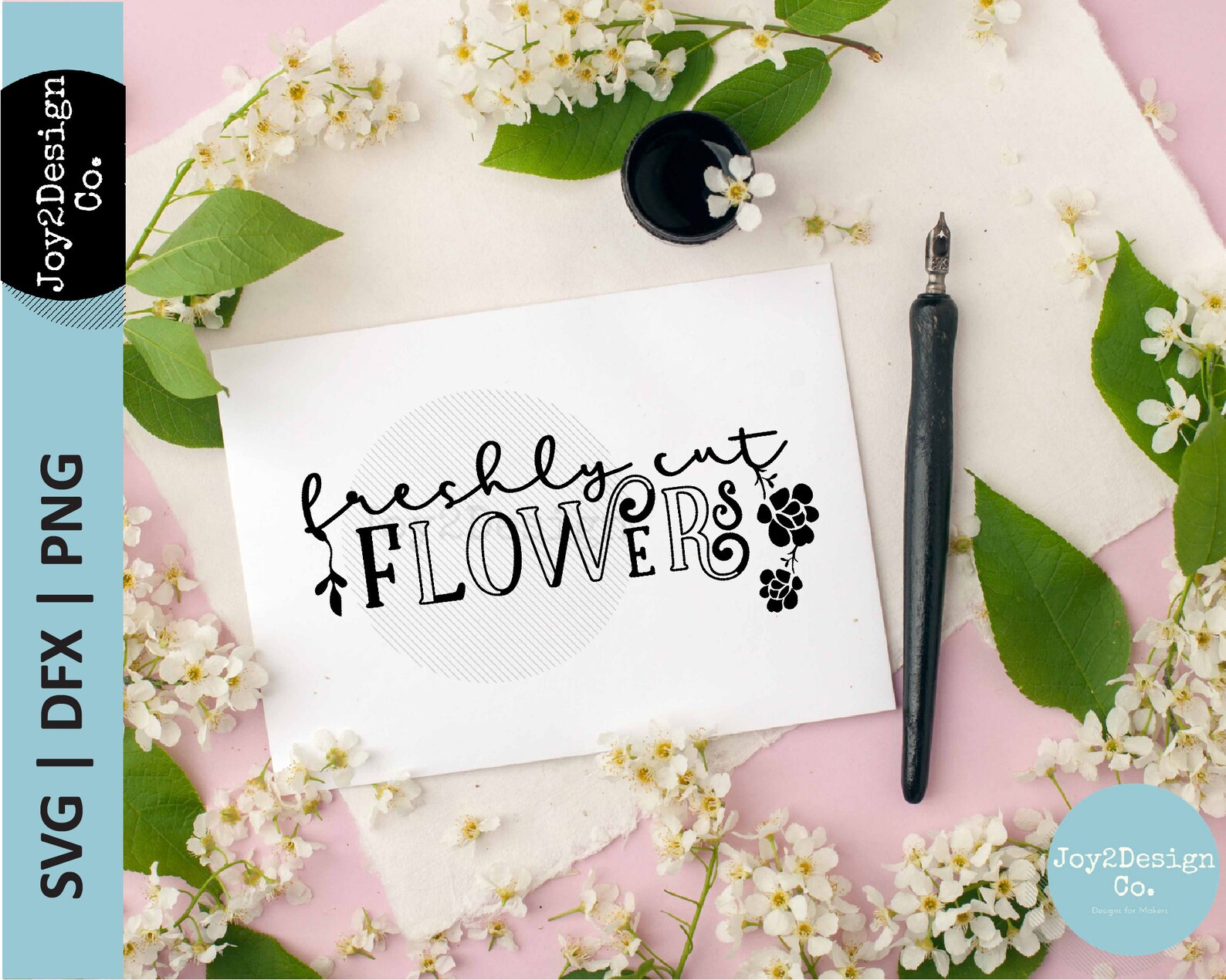 Freshly Cut Flowers SVG DFX PNG Gardener Svg Flower | Etsy