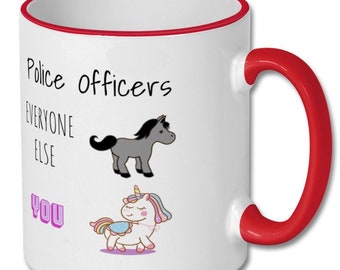 Funny Cop Mug. Funny Cop Gift. Police Gift. Police Mug. Police Coffee ...