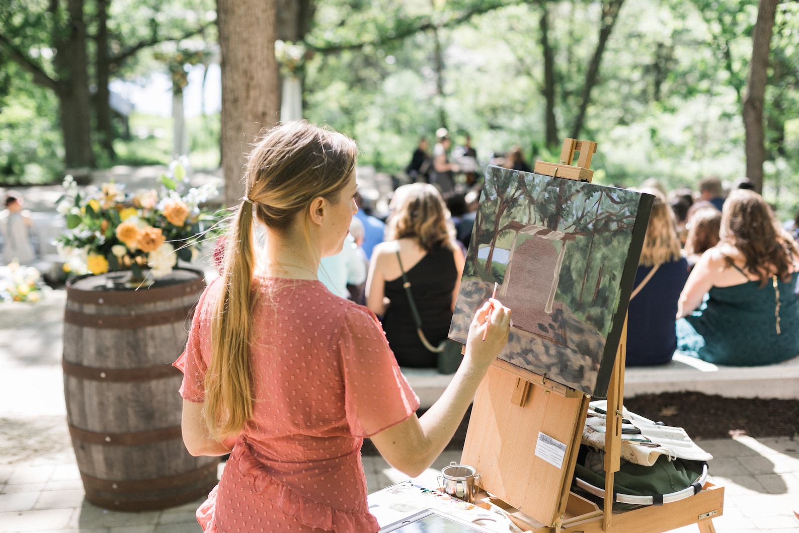 Live Wedding Painter Live Event Painting Wedding Painter - Etsy