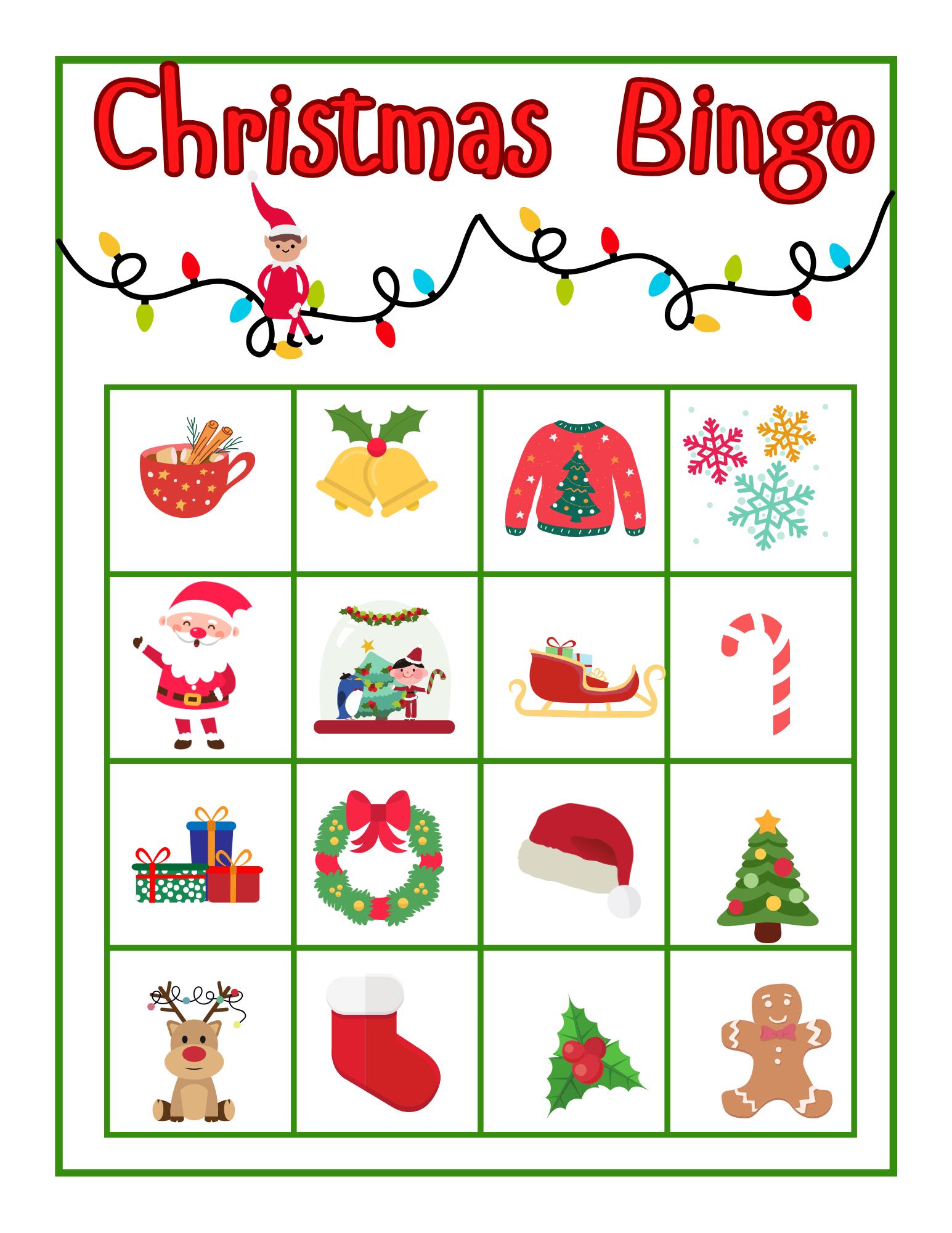 Christmas Bingo Game – Printable Holiday Activity (PDF) - Etsy