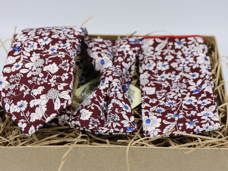 DAISY OAK: Floral Tie, Wedding Tie, Wedding Bow Tie, Ties for Men ...