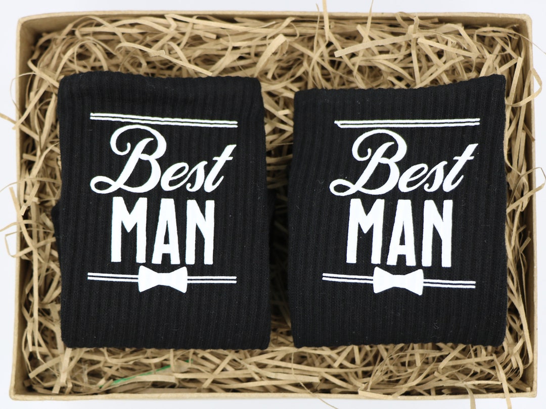 Best Man Socks, Mens Wedding Socks for a Wedding, Groomsmen Socks ...