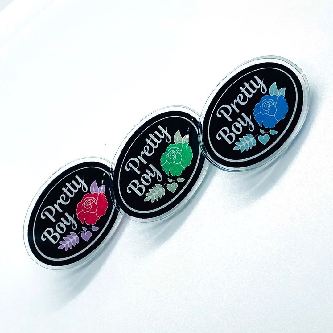 Pretty Boy Pins! 100% Recycled! - Etsy