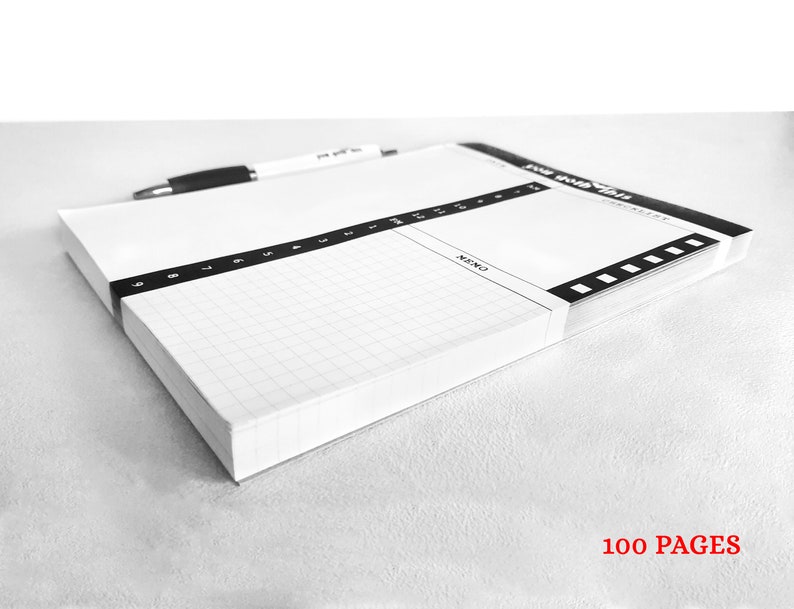 Goth Notepad to Do List Witchy Notepad With Goth Pen Goth - Etsy