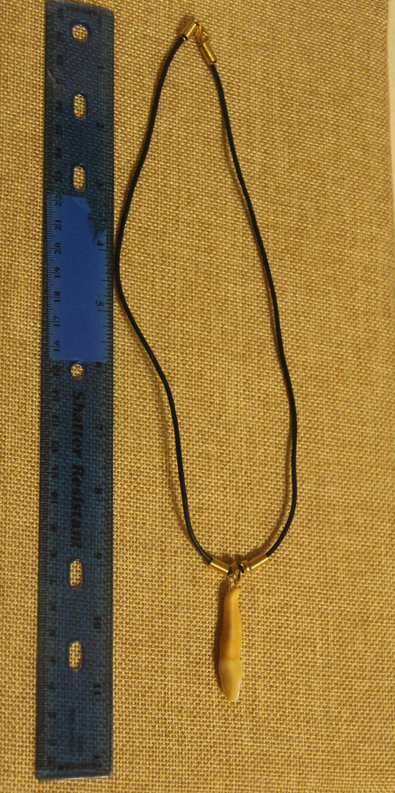 MOOSE TOOTH Pendant Necklace Natural Arts Unique Jewelry - Etsy