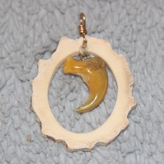 One Pendant Necklace Antler With Lynx Claw Jewelry Hand - Etsy