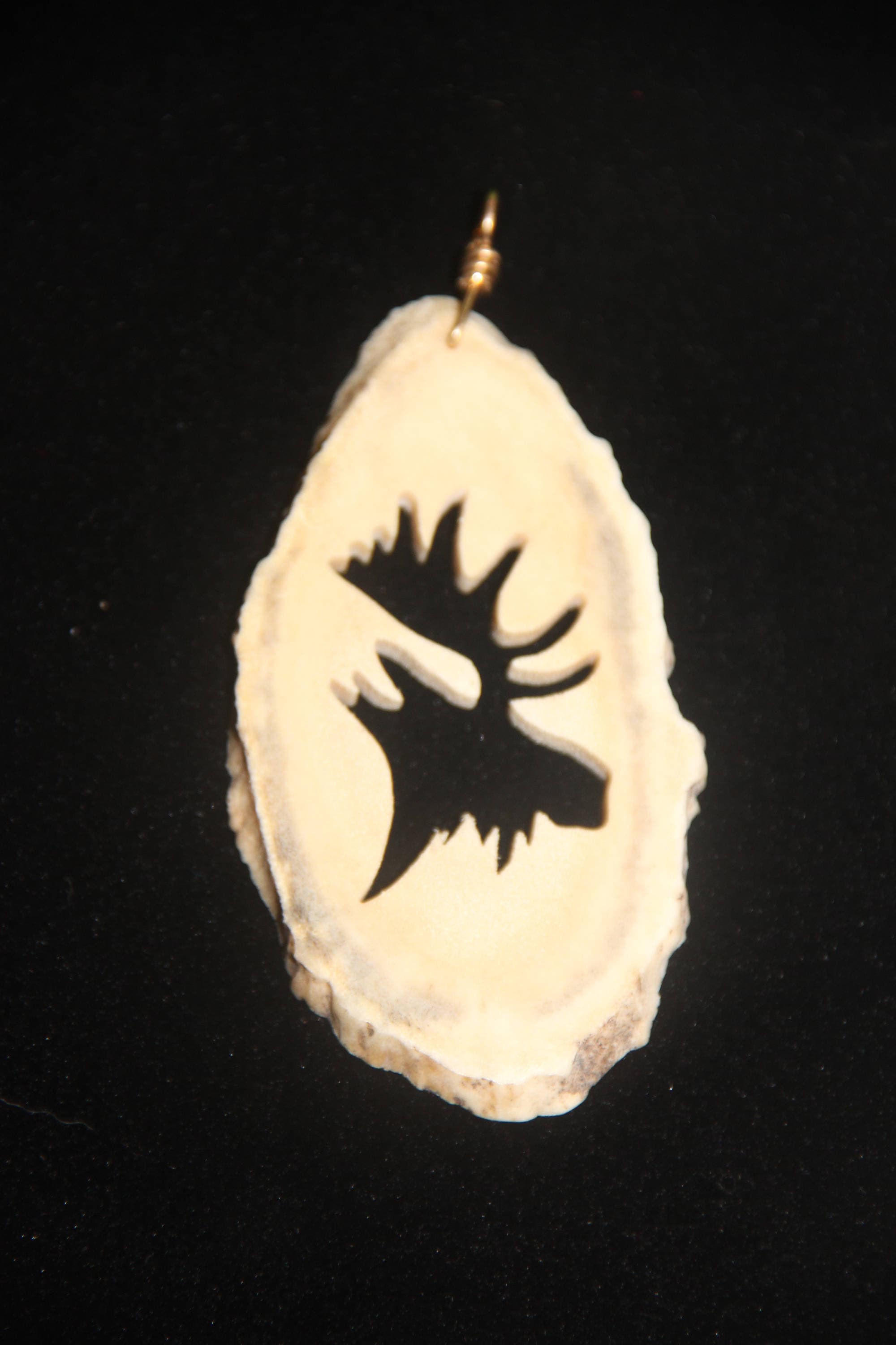 Colgantes de asta de alce Joyería Recorte de animales grandes Colgante ...