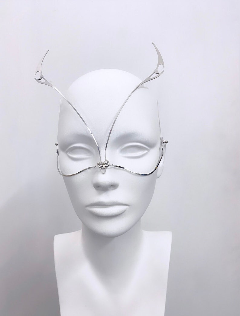 Article00011 Metal Mask Headpiece Facepiece Wearable Art - Etsy