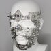 Full Metal Armor Face Piece Facepiece Metal Mask Headpiece Metal Piece ...