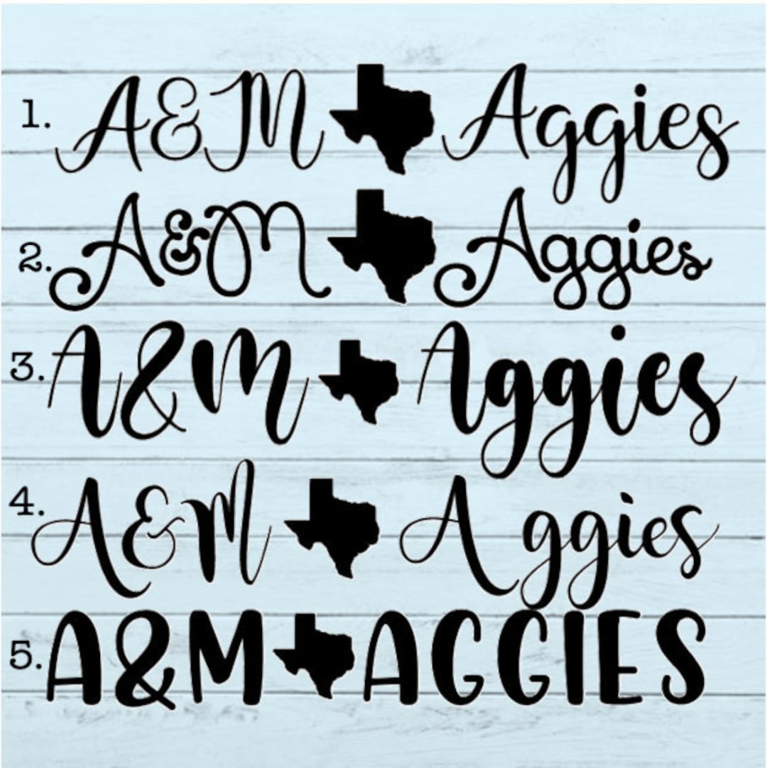 Texas A&M University | Gig 'EM | Aggie Sticker | Aggie Decal | Aggies ...