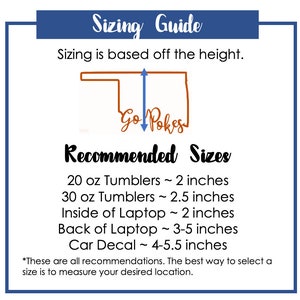 Go Pokes Sticker | Go Pokes Decal | Oklahoma State University Sticker ...