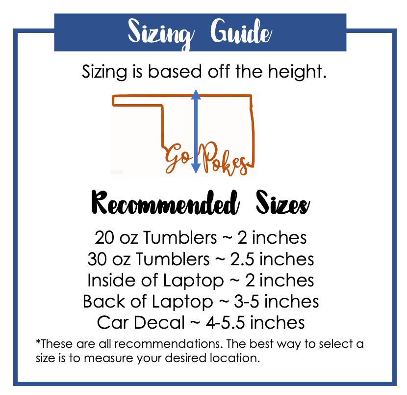 Go Pokes Sticker Go Pokes Decal Oklahoma State University - Etsy