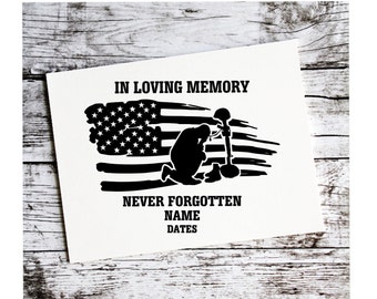 Fallen Soldier Decal - Etsy