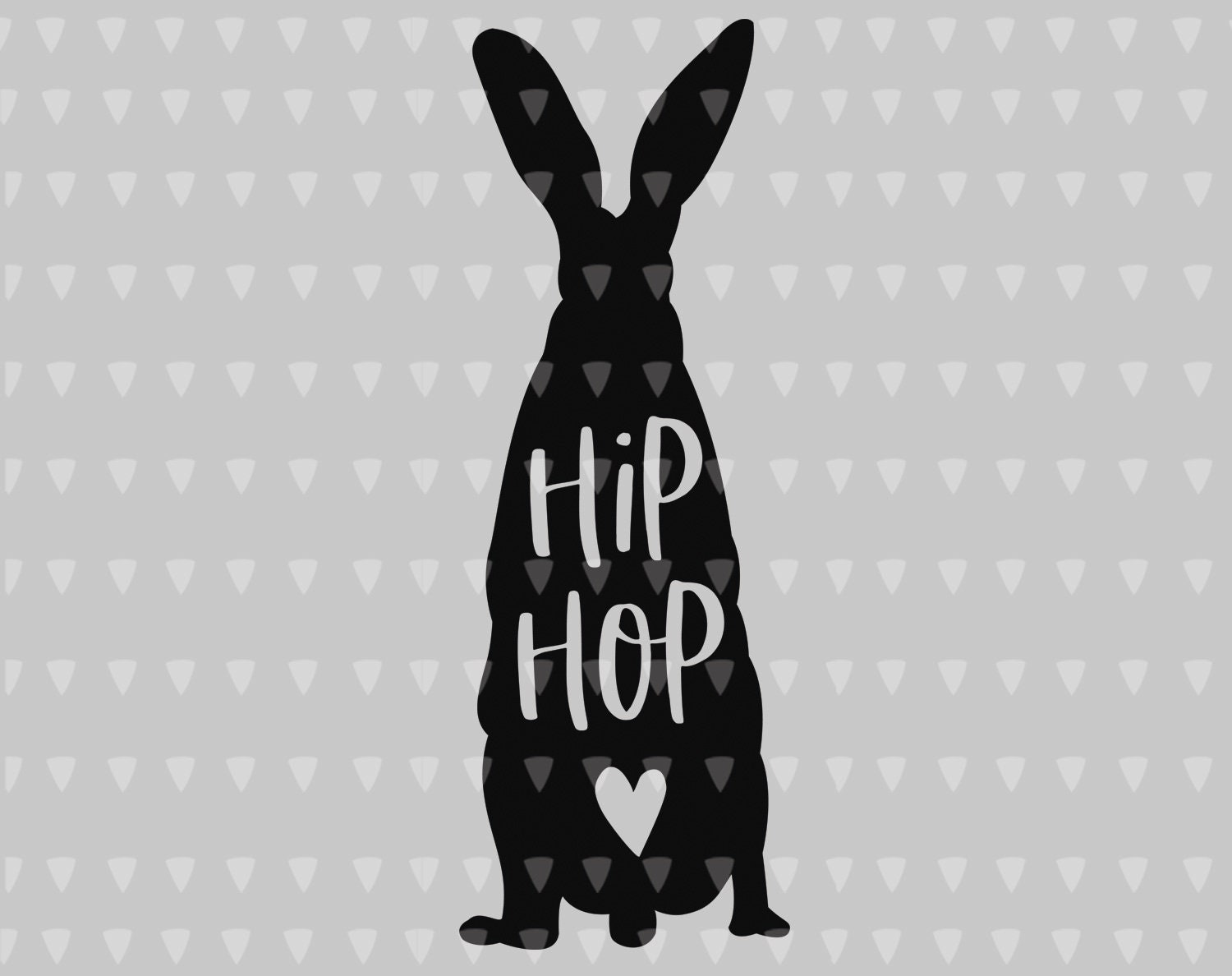 Bunny SVG Hip Hop Bunny SVG Cut File Nursery Cut File - Etsy