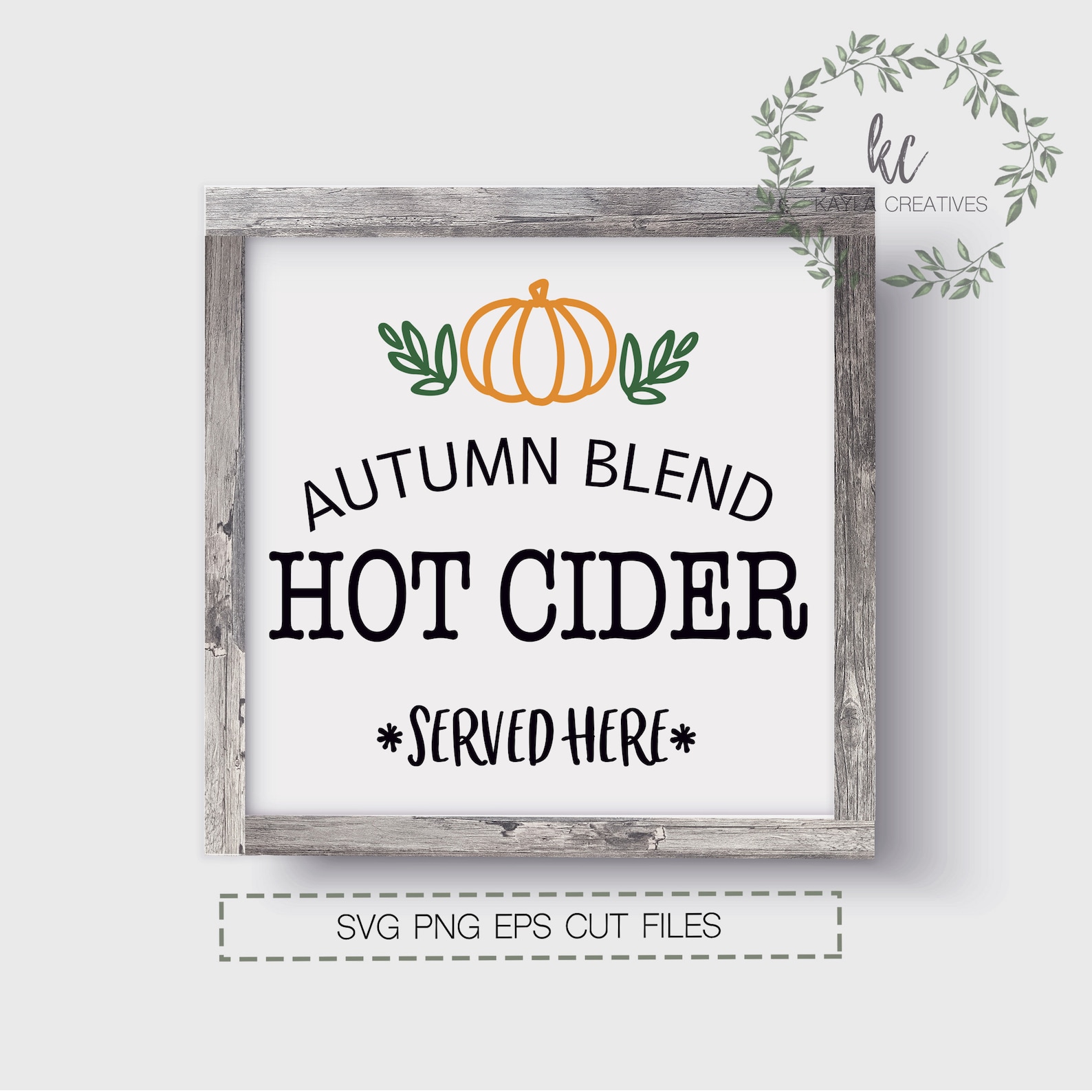 SVG Files Autumn Blend Hot Cider Svg Fall Svg Autumn Svg | Etsy