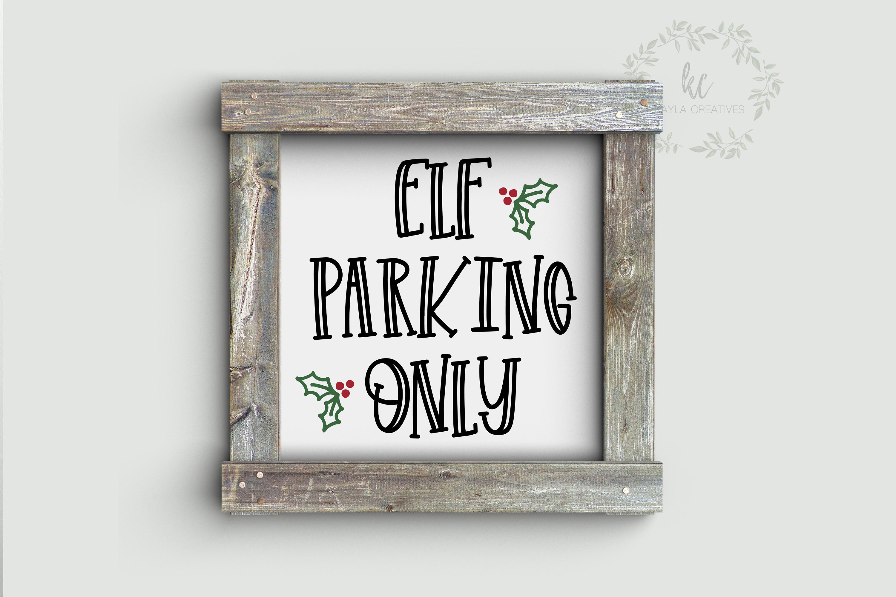 Elf Parking Svg Christmas Svg Elf Svg Funny Christmas Svg | Etsy