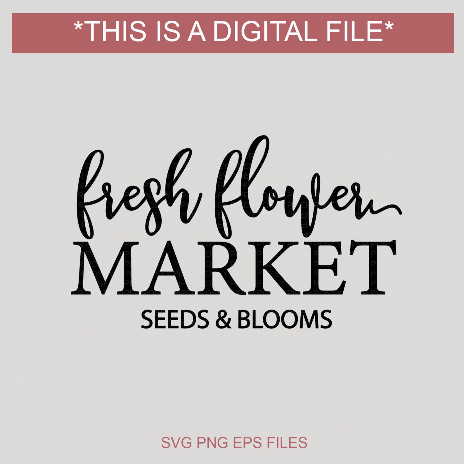 Fresh Flower Market Svg Farmhouse Sign Svg Fixer Upper Sign | Etsy