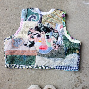 The Lady Handmade Patchwork Vest - Etsy