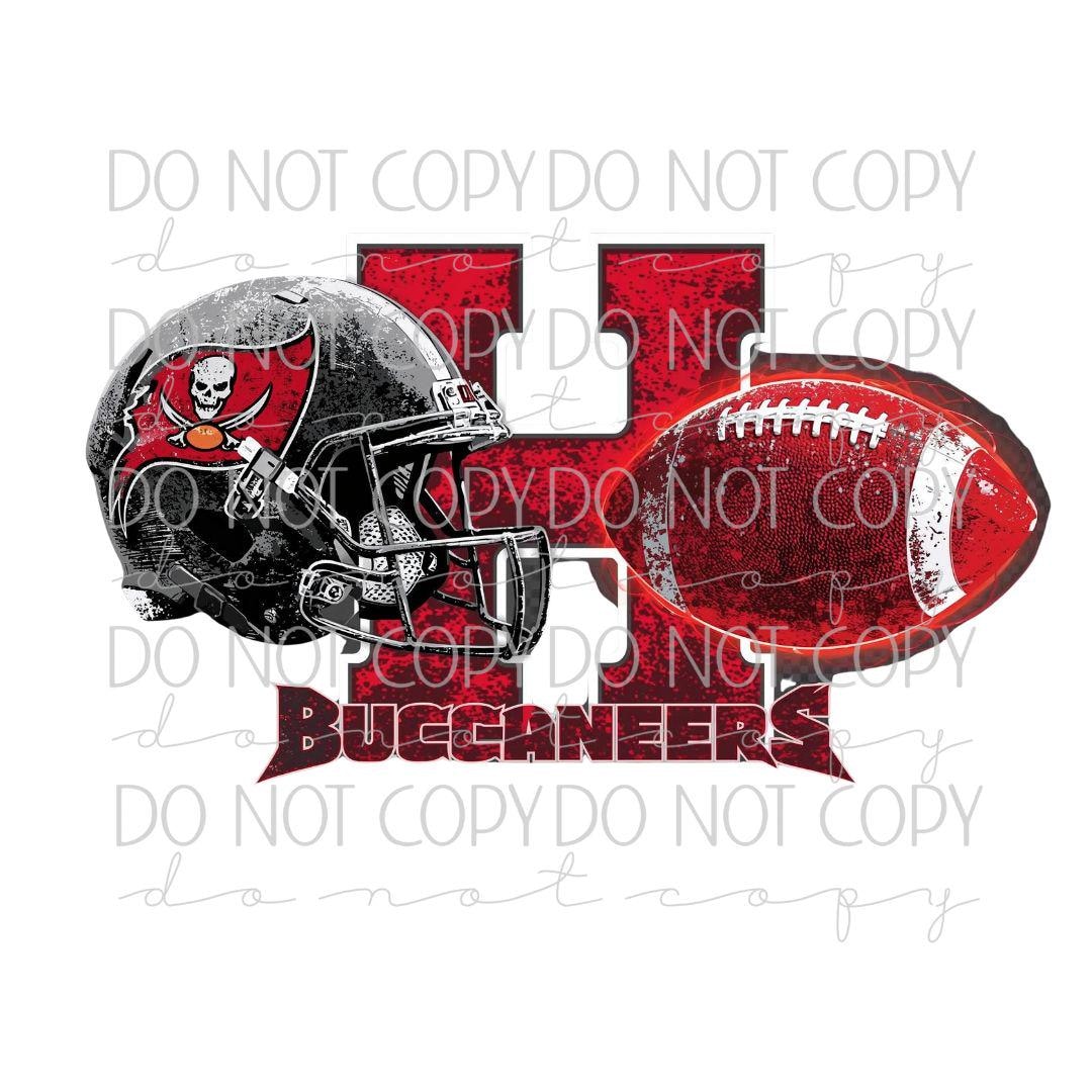 Haughton Buccaneers Football PNG | Red Grey White | Transparent ...