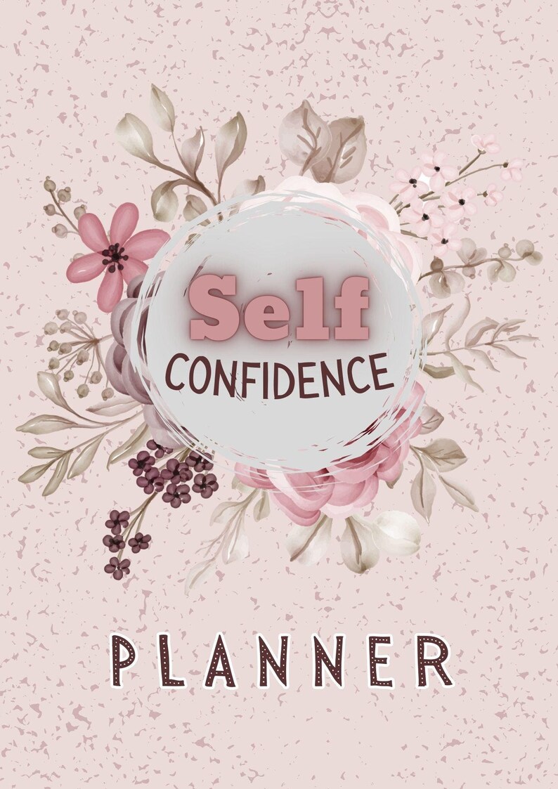 Self-confidence Planner Templates - Etsy