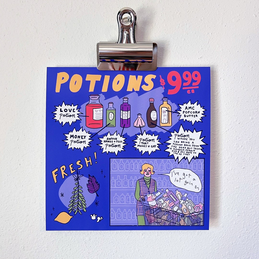 Potions - Art Print - Etsy