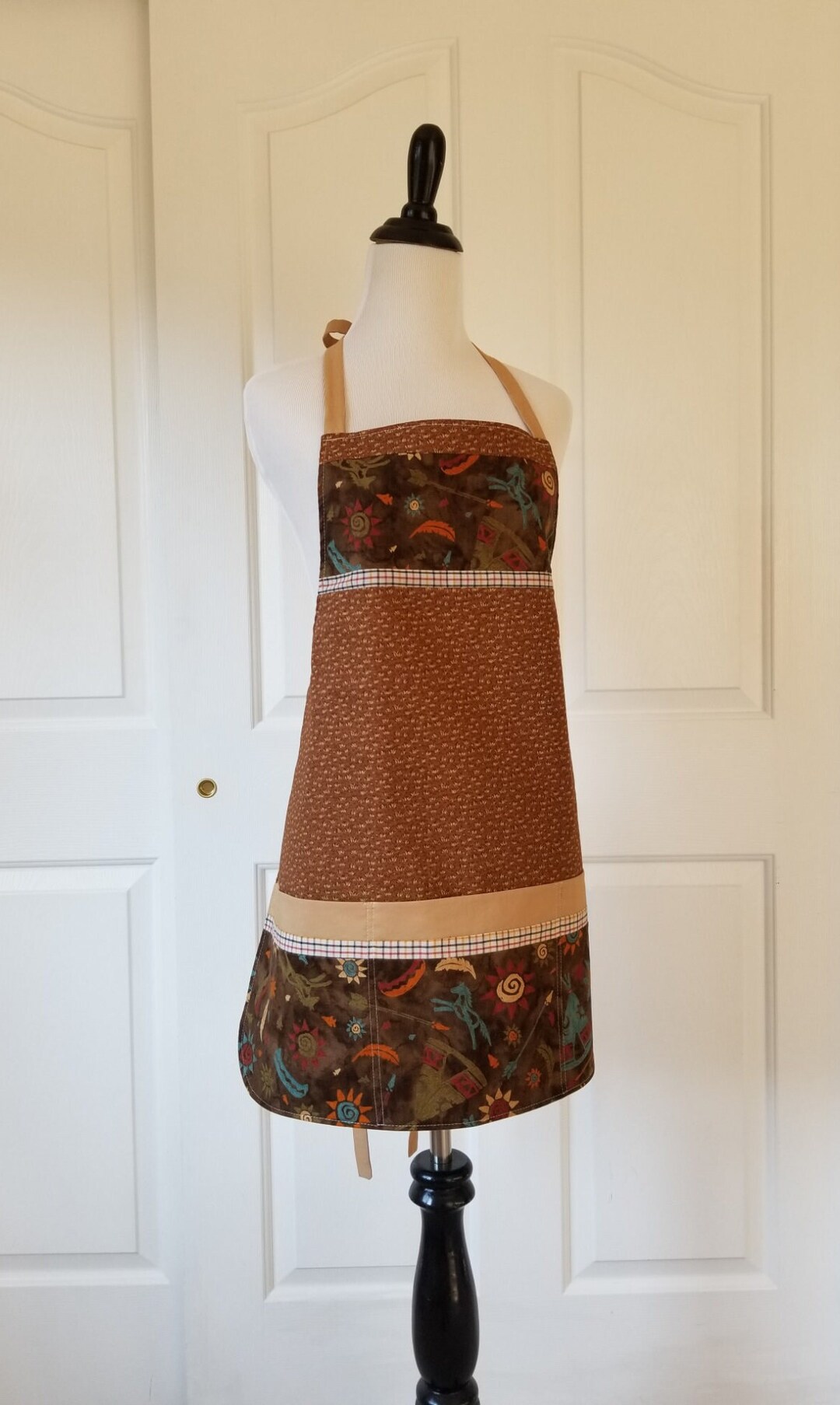 Adult Apron With Woodsy Camping Theme - Etsy