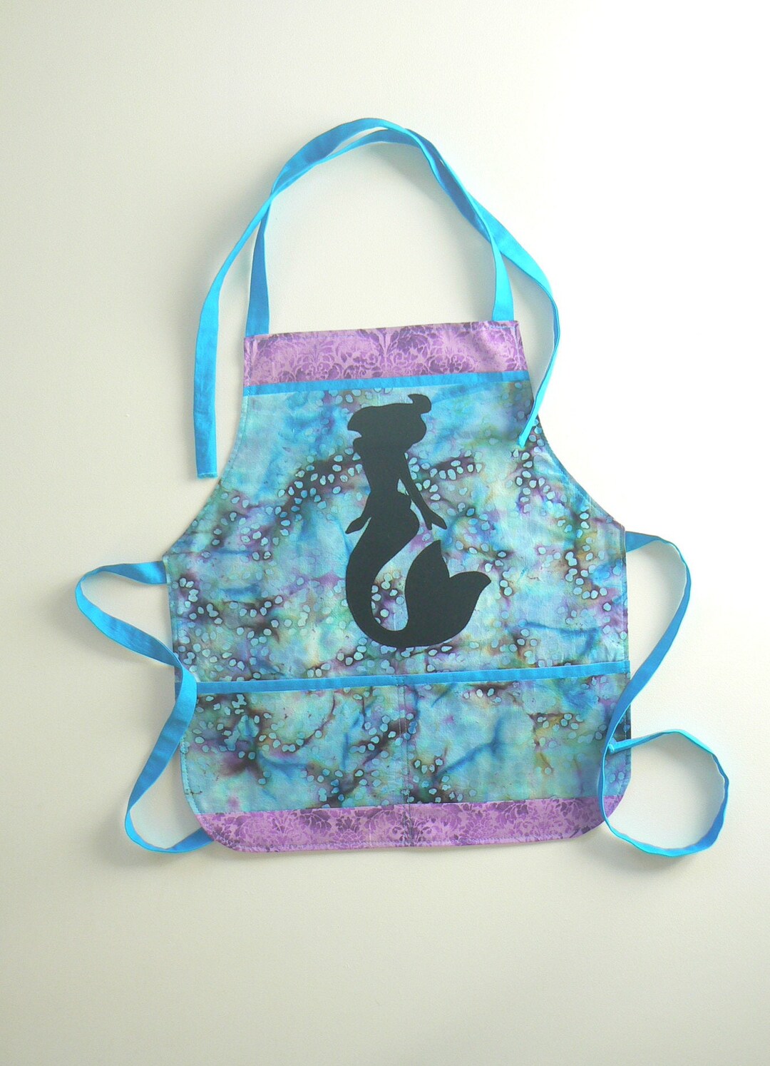Little Girls Mermaid Apron With Pockets - Etsy