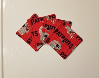 New England Patriots Custom Name 3 Set of 2 Ceramic Tile Coasters - Etsy