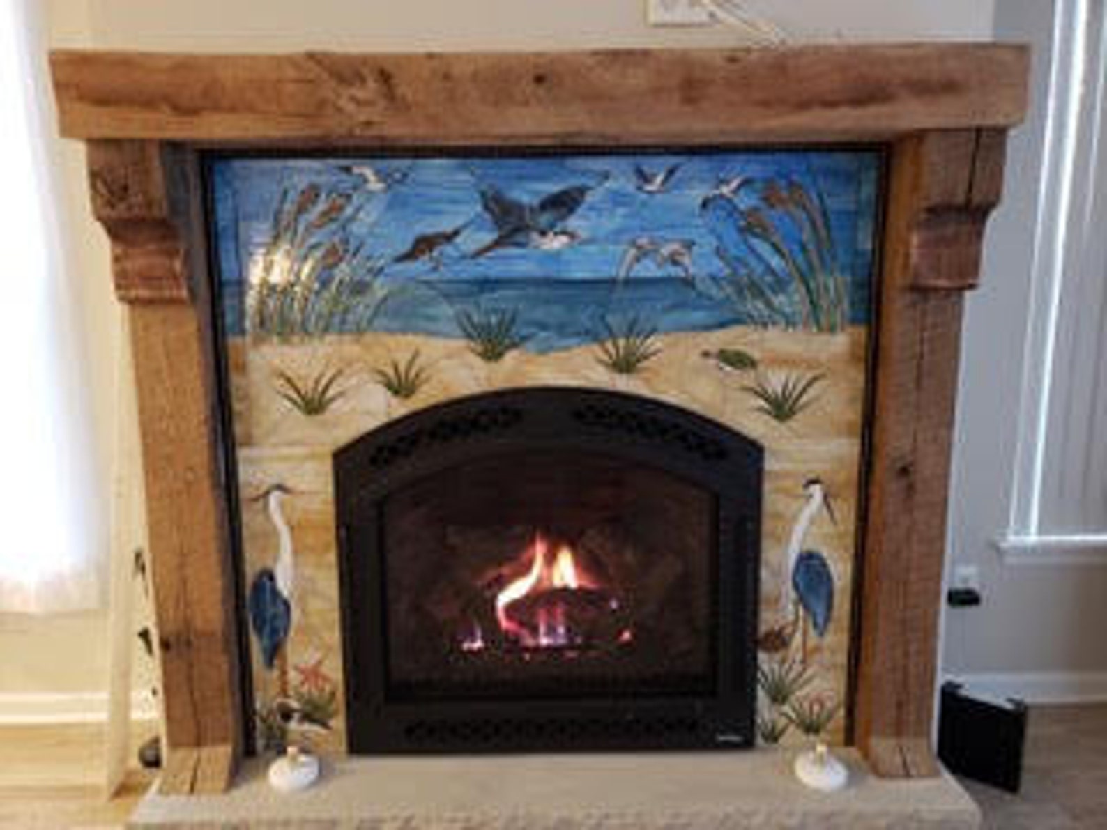 CUSTOM Fireplace Surround Mosaic You Customize Your Own - Etsy