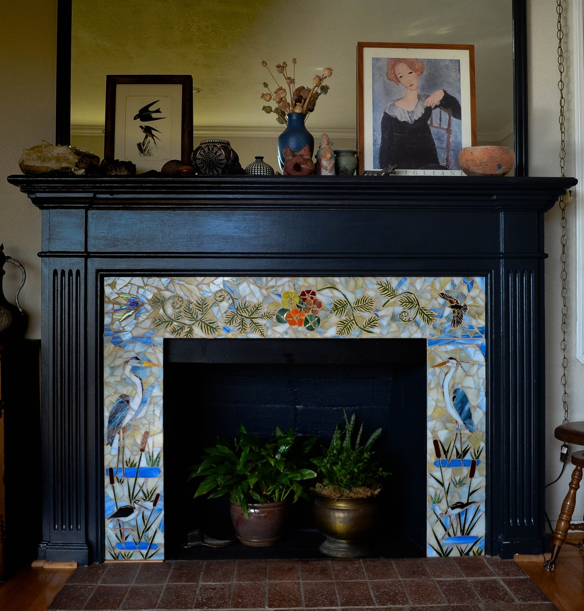 CUSTOM Fireplace Surround Mosaic You Customize Your Own - Etsy
