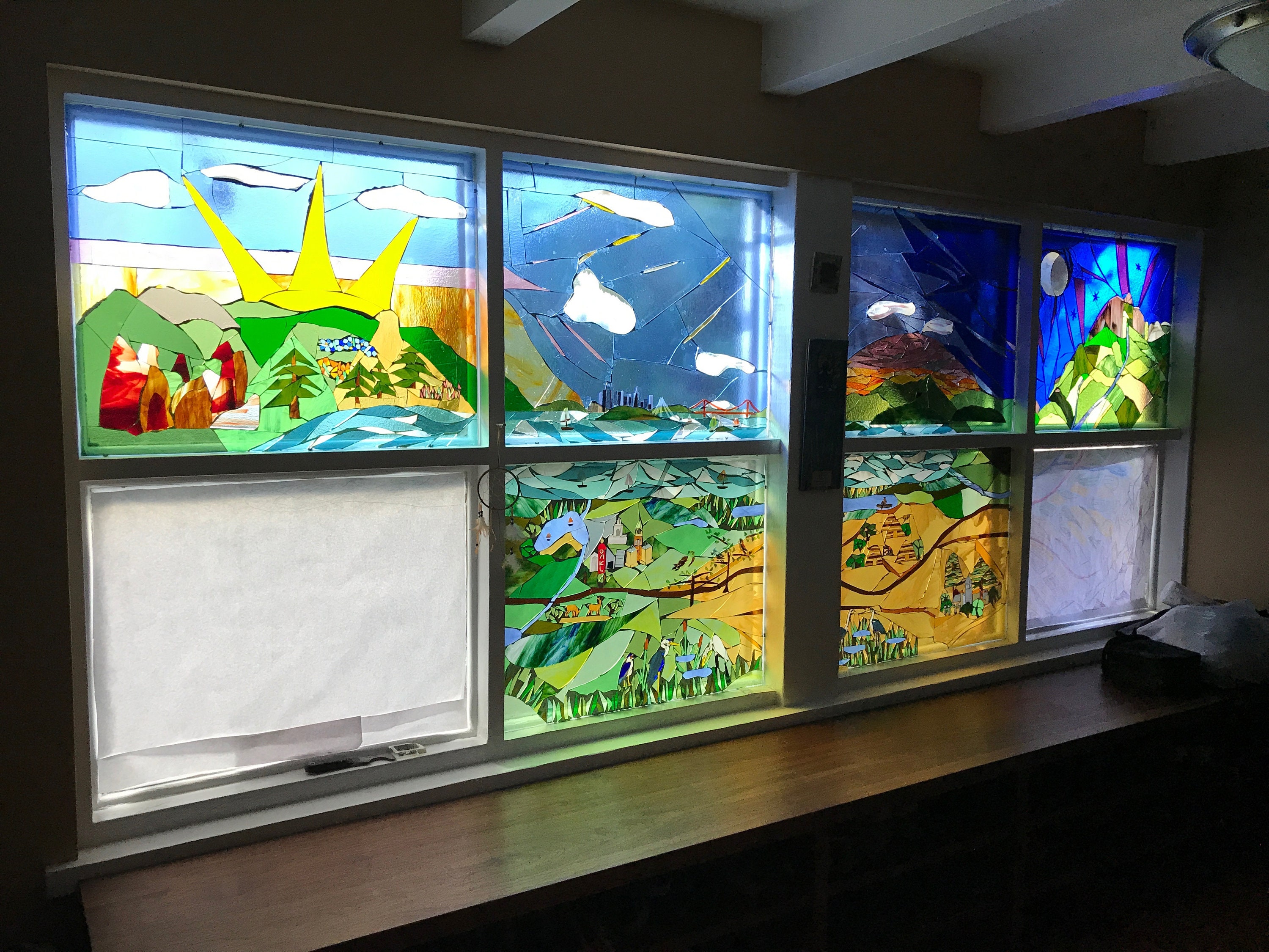 CUSTOM Stained Glass Windows You Customize Your Own Design - Etsy