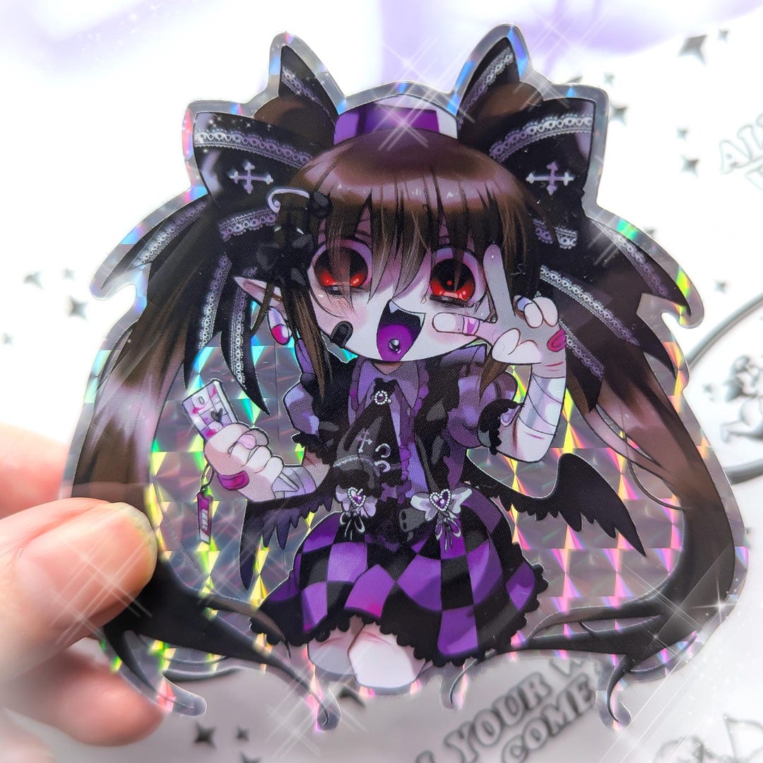 Touhou Project Jirai Kei Hatate Himekaidou Y2K Vinyl Sticker - Etsy