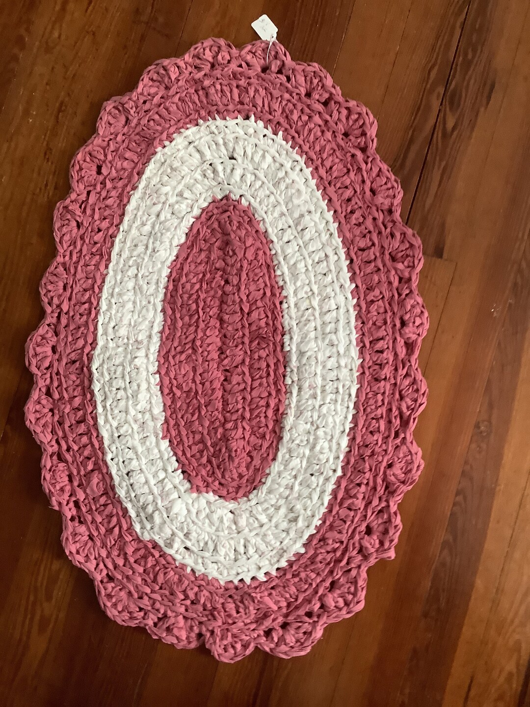 Rose Pink Rag Rug - Etsy