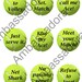 Tennis Balls on Round Labels (2.5"): Printable on Avery Round Labels ...