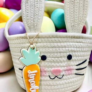 Personalized Easter Basket Carrot Tags | Easter Basket Tags | Easter ...