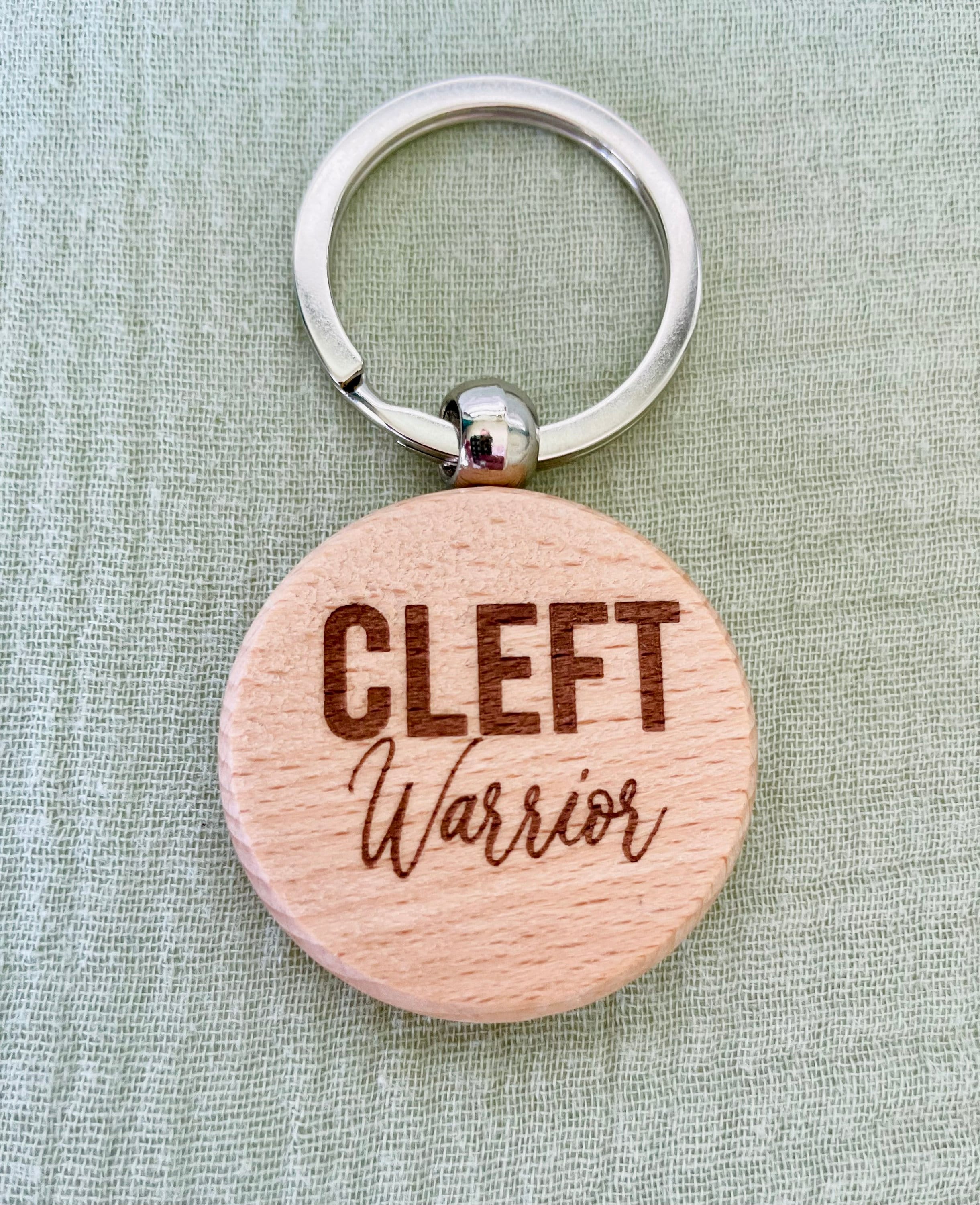 Wooden Cleft Keychain, Wooden Keychain, Custom Keychain, Cleft Lip ...