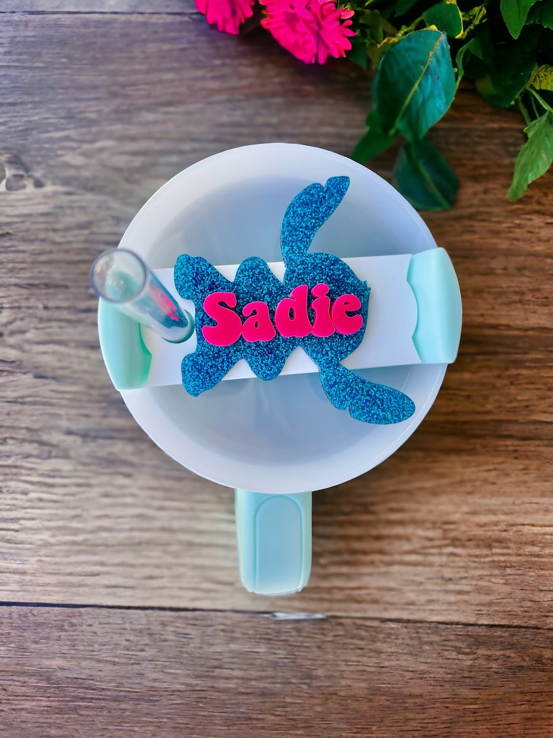 Blue Alien Inspired Stanley Topper | Stitch Lilo Stanley Name Plate ...