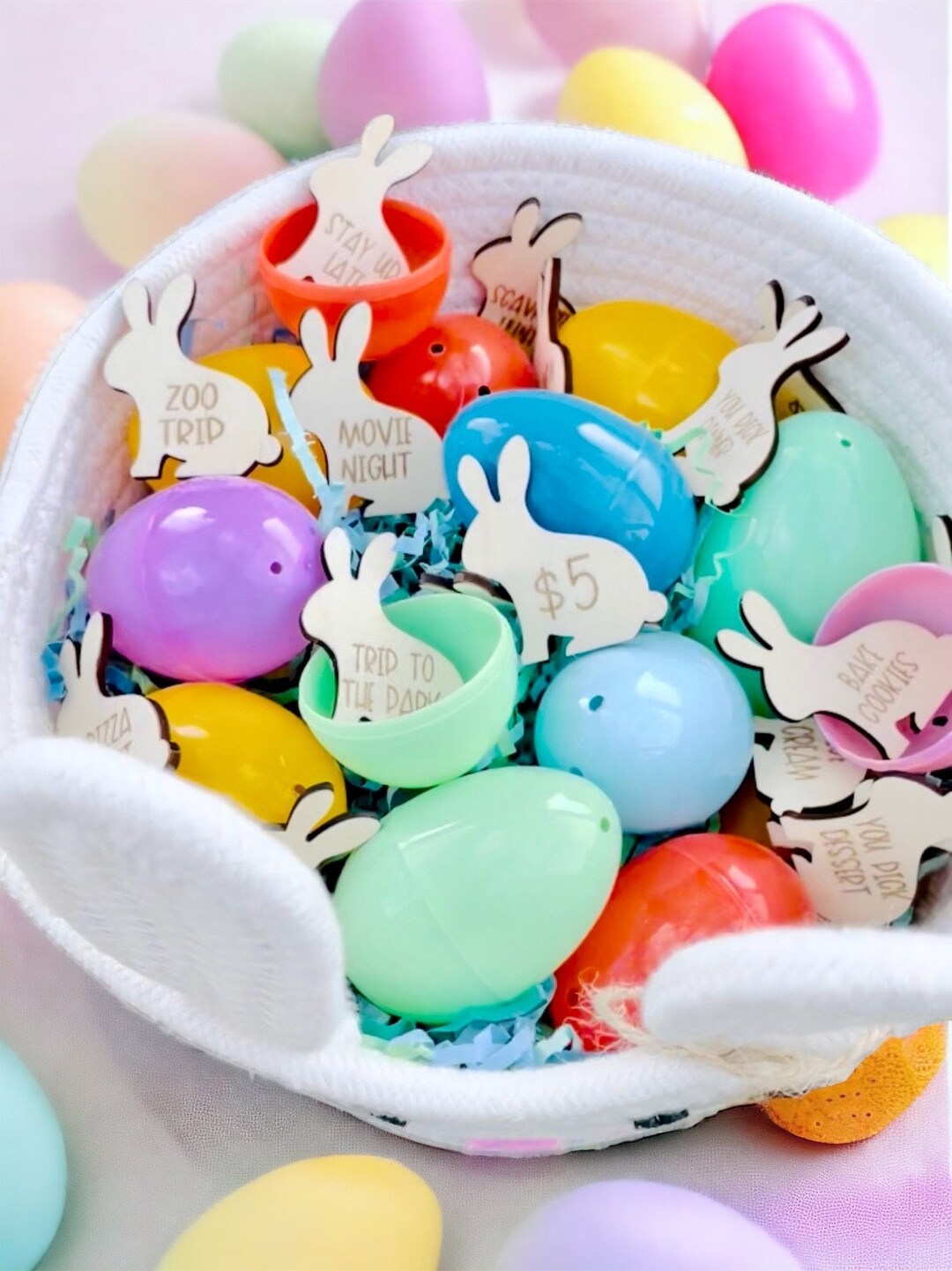 25 Easter Egg Hunt Tokens | Easter Basket Stuffers | Easter Egg Fillers ...
