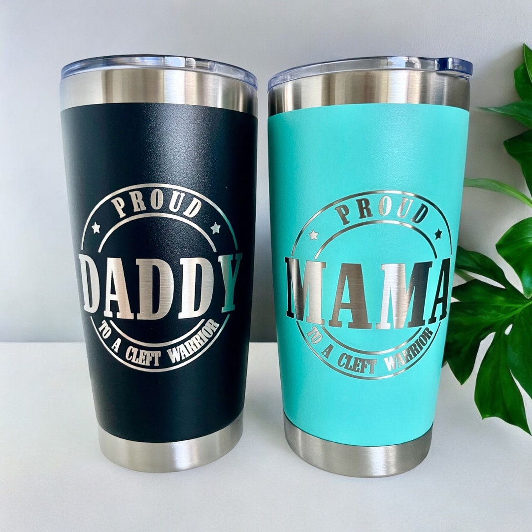 Proud Cleft Mom/dad Tumbler | Cleft Warrior | Cleft Lip | Cleft Palate ...