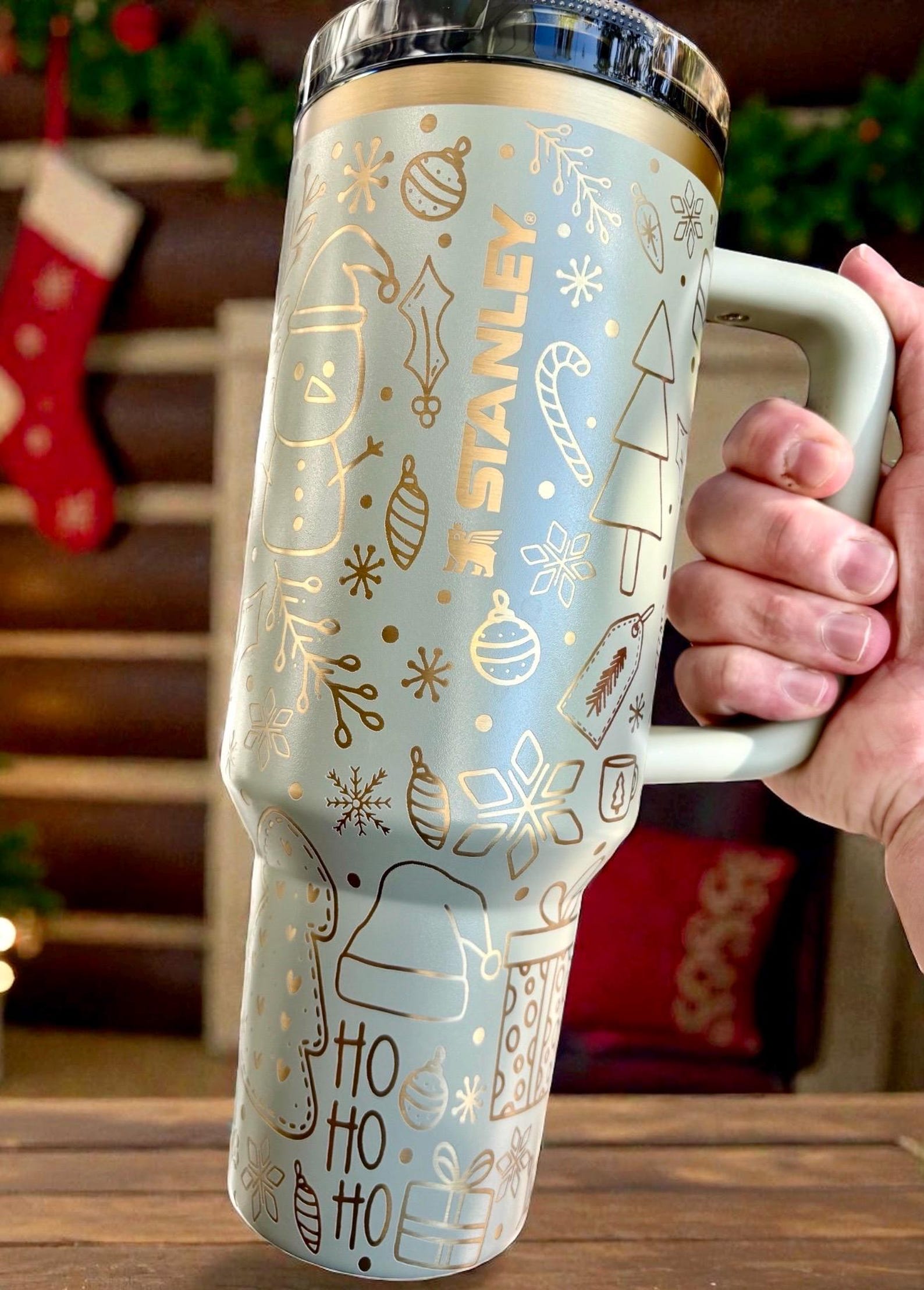 SALE! Ready to Ship | Christmas Themed Engraved Stanley Protour Tumbler ...