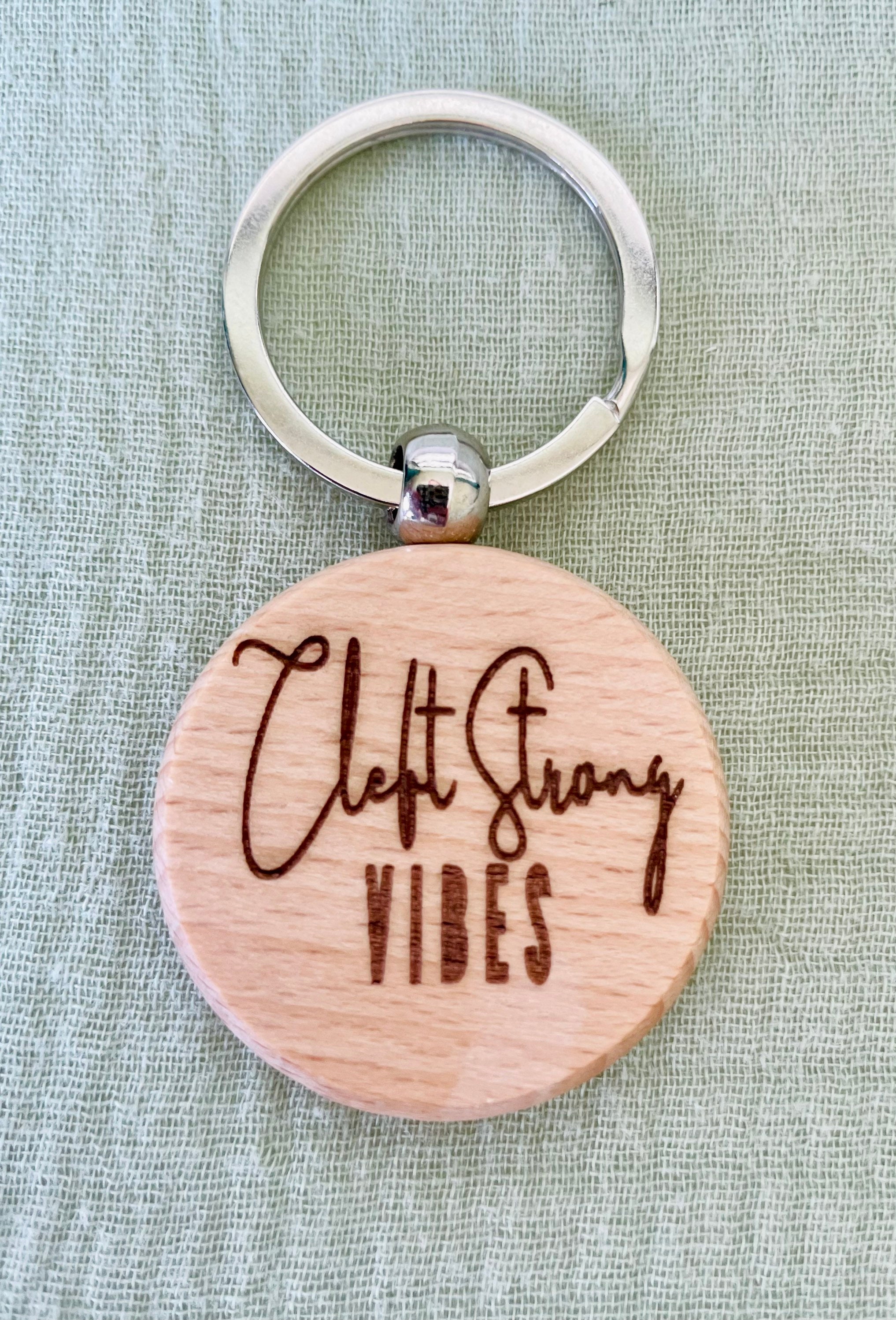 Wooden Cleft Keychain, Wooden Keychain, Custom Keychain, Cleft Lip ...