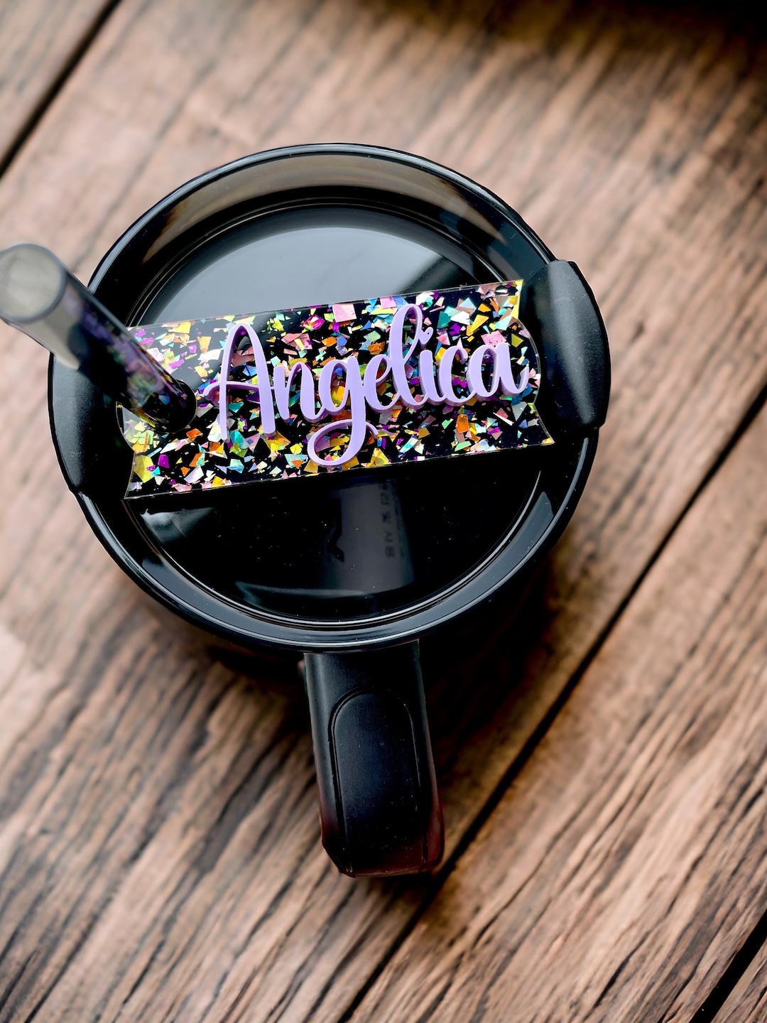 Stanley Name Plate Topper | Custom Text Stanley | Topper Plate ...