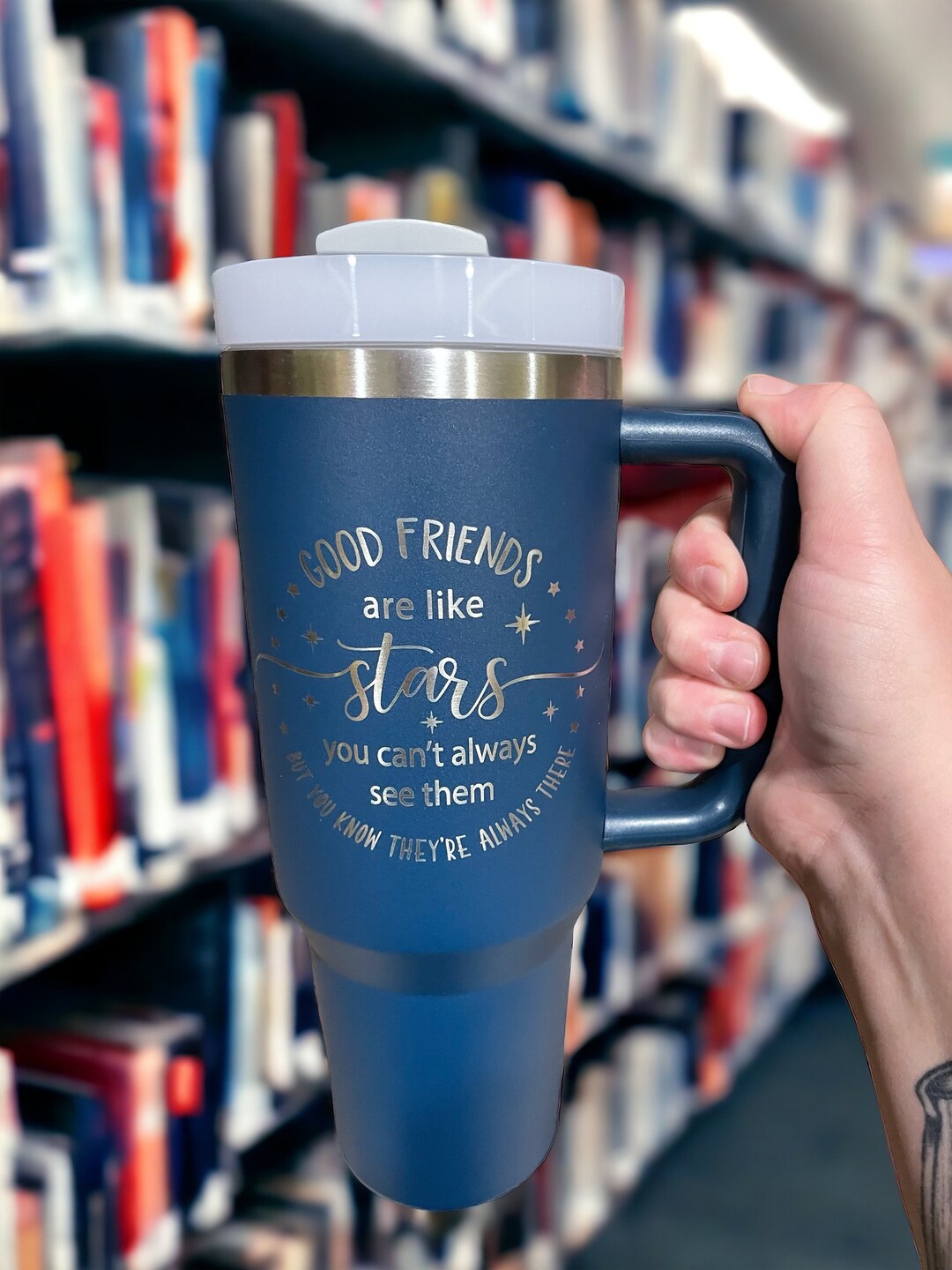 Good Friend Engraved 40oz Tumbler Best Friends Gift Stanley 30 40oz ...